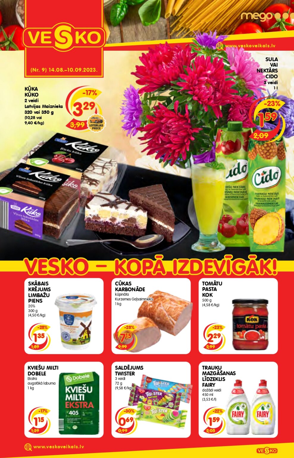 Promo Cash & Carry akcijas buklets| Jūlijs 2023 | TopAkcijas.lv