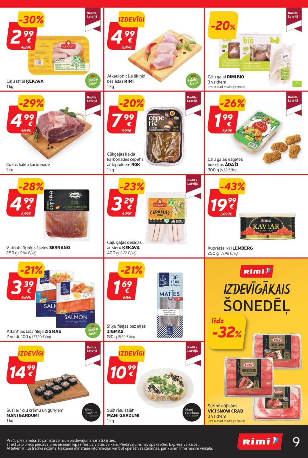 Rimi akcijas buklets [2025] TopAkcijas.lv